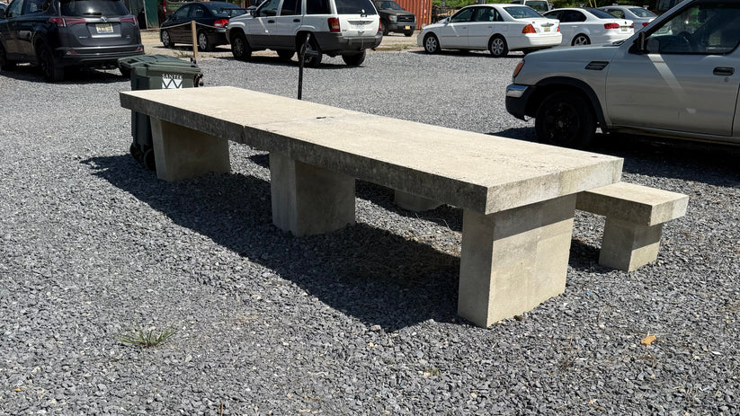 4 Meter Long Table and Benches – Architectural Heritage