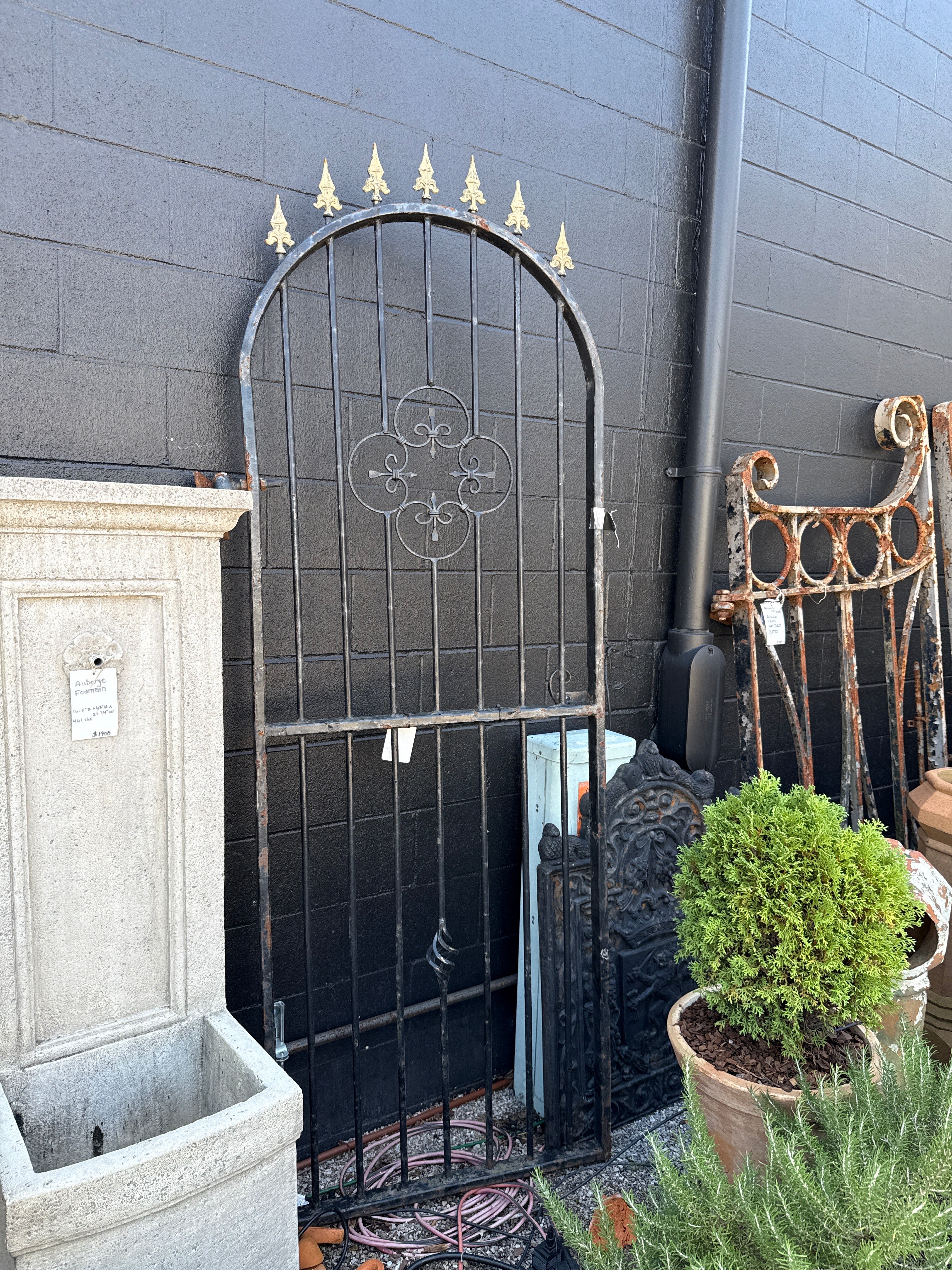 Hand Forged Pedestrian Iron Gate – Architectural Heritage