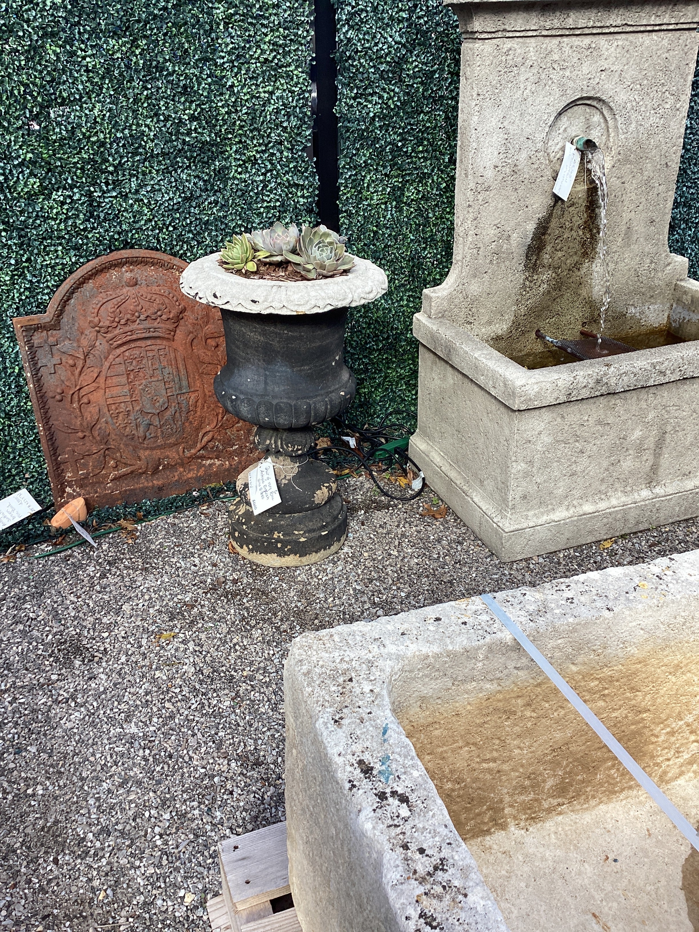 Pair of Antique English Urns – Architectural Heritage