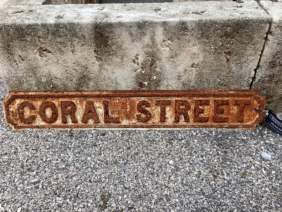 English Iron Road Sign – Architectural Heritage